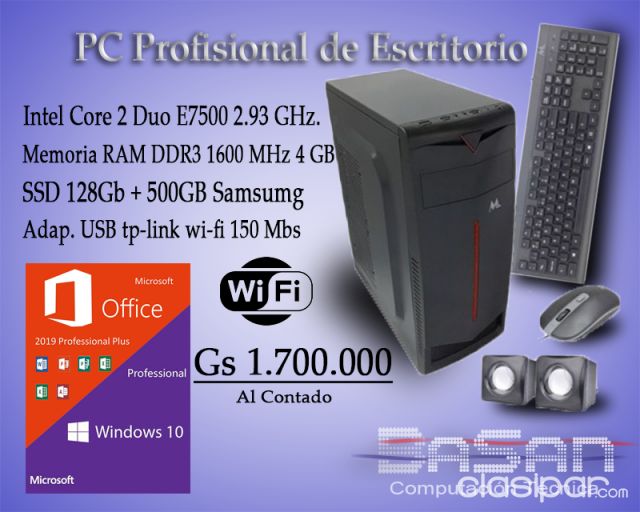 Computadora Profesional de Escritorio completa con WI-FI #1719271 ...